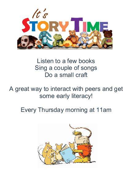 storytime – Thompson Free Library